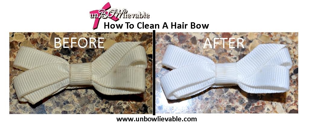 Unbowlievable Blog: DIY: How To Clean a Hair Bow