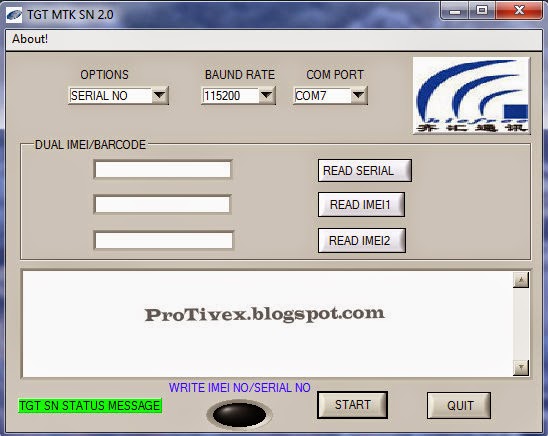 TGT MTK SN İndir | İmei no Değiştirme Program | İmei Programı | Goobast.Blogspot.com