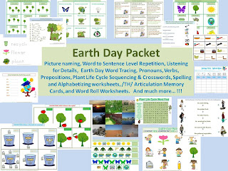 Twin Speech, Language & Literacy LLC: Free Earth Day Pages + An Earth ...