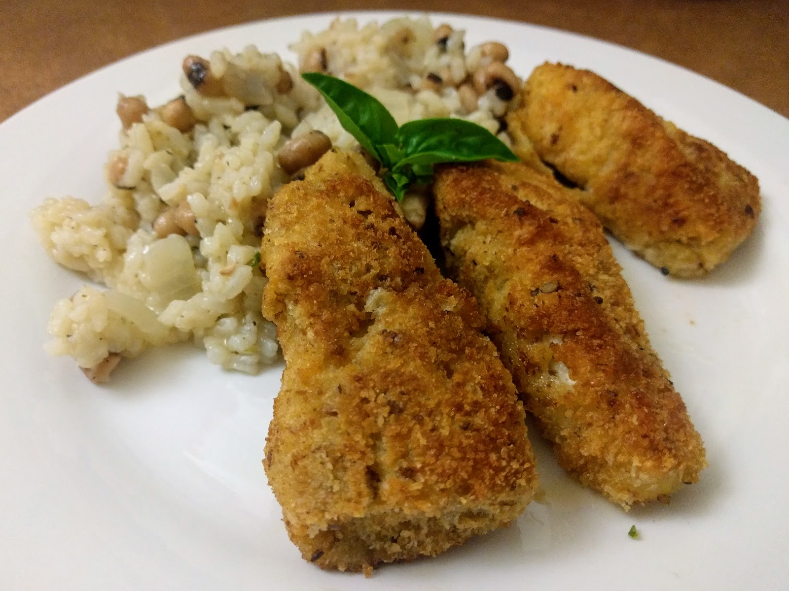 Abroad Cooks: Barbados - Fried Fish with Peas n' Rice