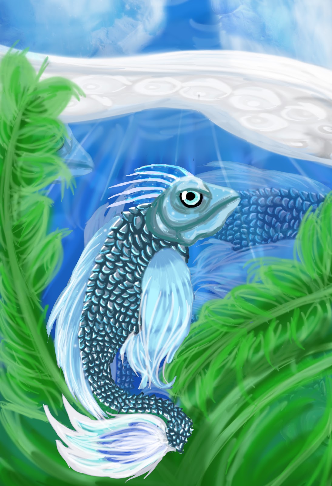 Jone Celaya | Illustration & Design: Zbrush Fish Creature -Mold-