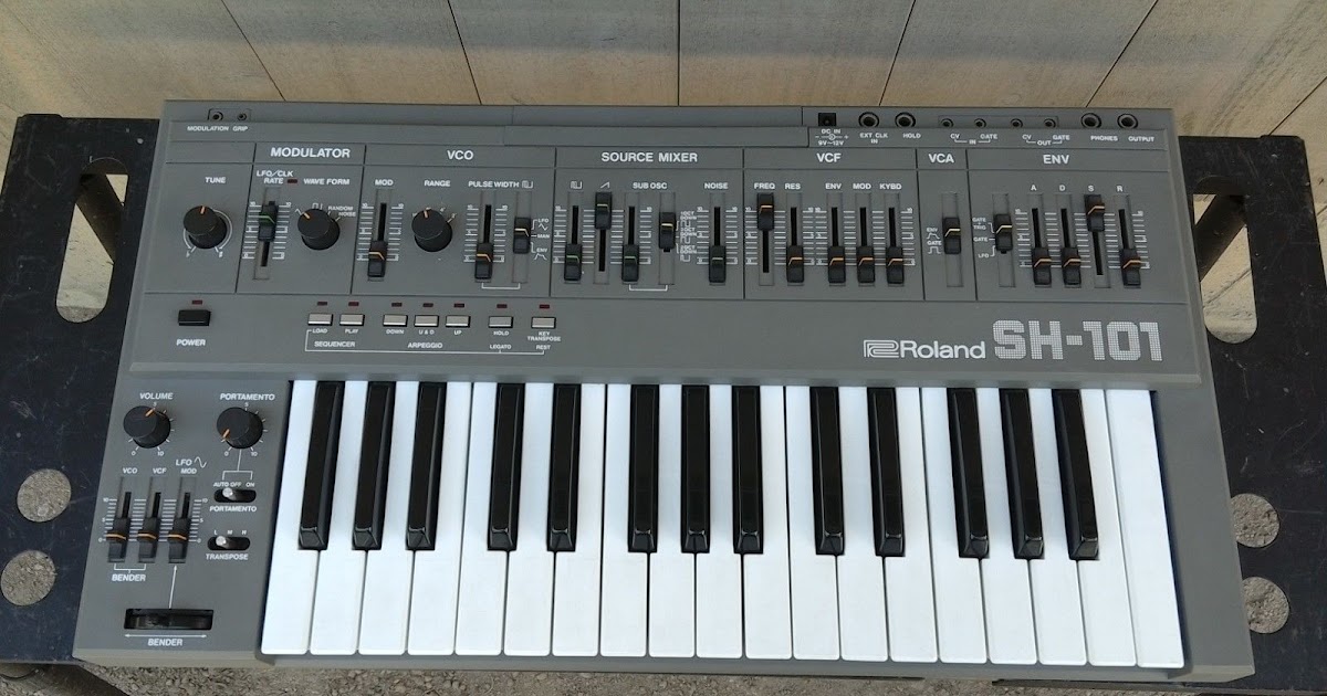 MATRIXSYNTH: Roland SH-101 monophonic synthesizer