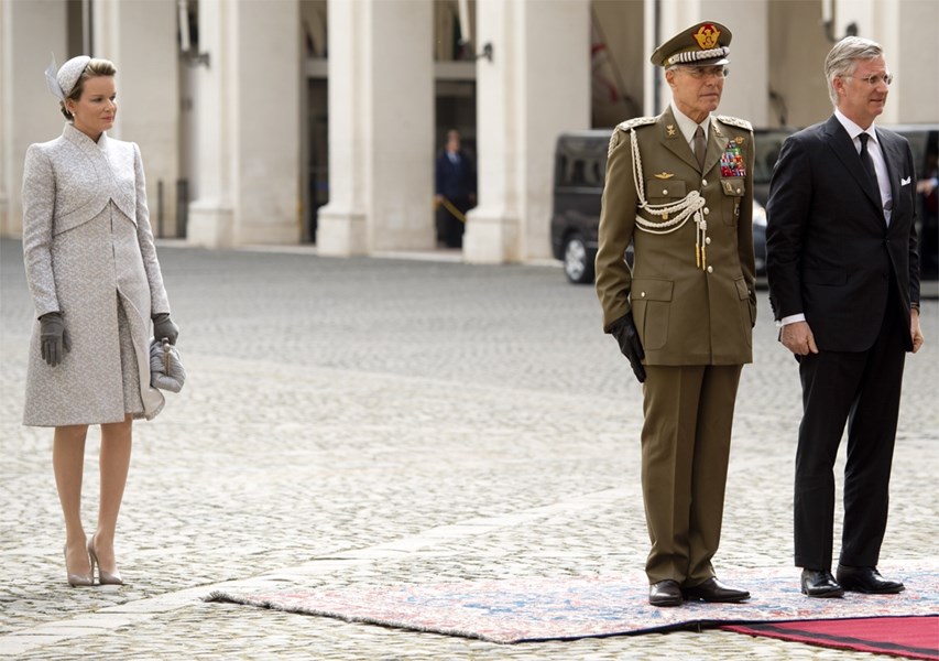 King Philippe and Queen Mathilde Visit İtaly