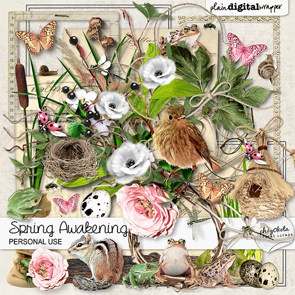 cheyOkota digital scraps: Spring freebie cluster