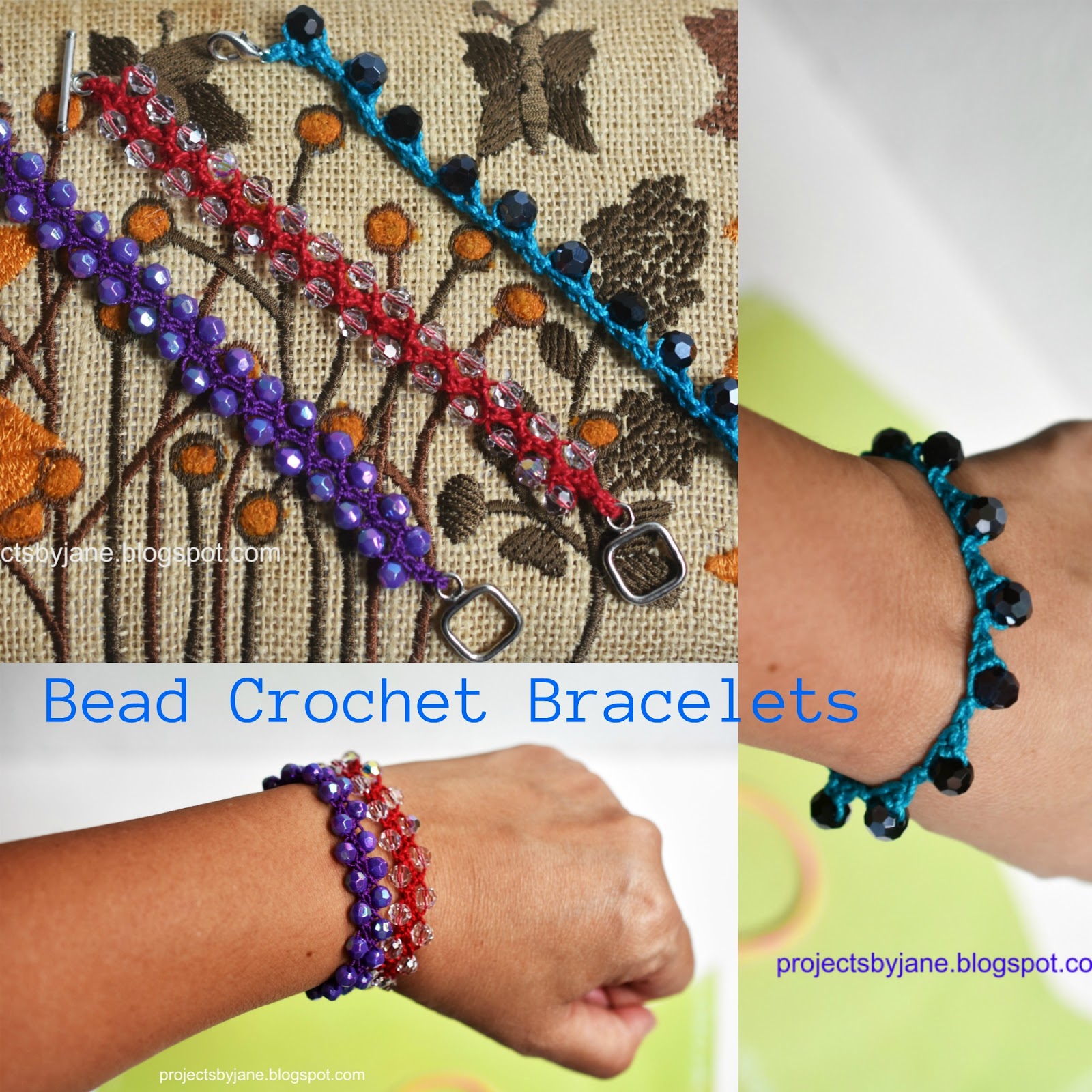Bead Crochet Bracelets | Projects by Jane
