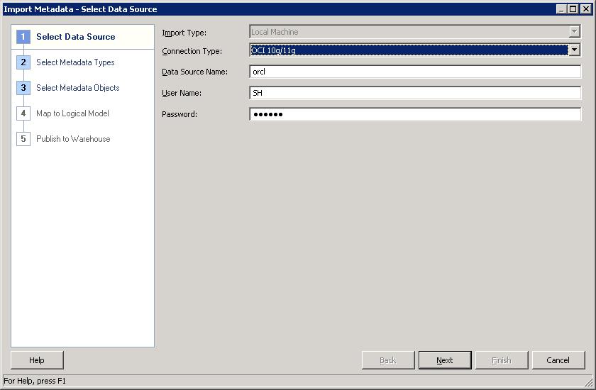 Oracle Business Intelligence: Connecting Oracle Data Source with OBIEE 11g