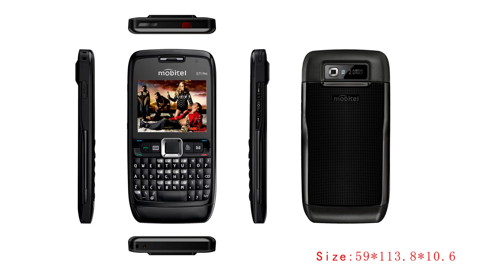 Celulares de Vários Modelos: Celular E71 PRO QWERTY