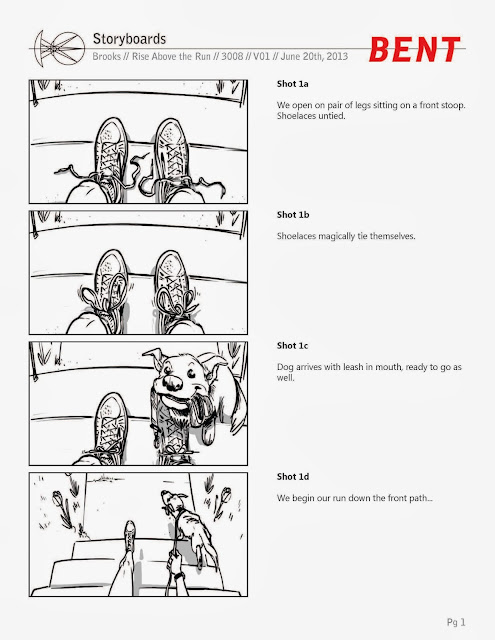 ANIMORGAN, LLC.: "Rise Above the Run" -- Storyboards