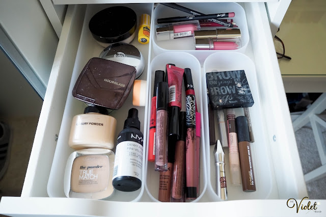 My makeup storage. - The Violet Blonde