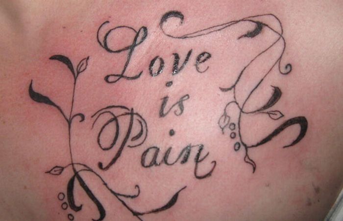 25+ Love Is Pain Tattoo Design Ideas