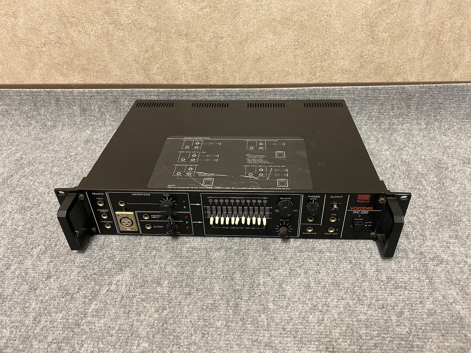 MATRIXSYNTH: Roland Vocoder SVC-350 SN 363116