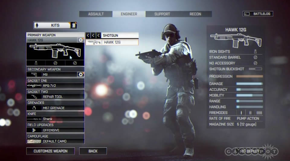 Tudo sobre customização de arma e de soldado em Battlefield 4