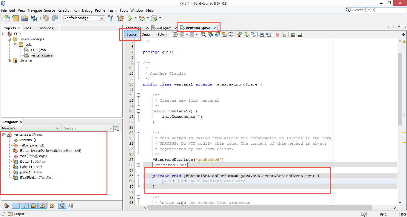 Códigos Tip: Interfaz gráfica en Java-Netbeans Parte 2