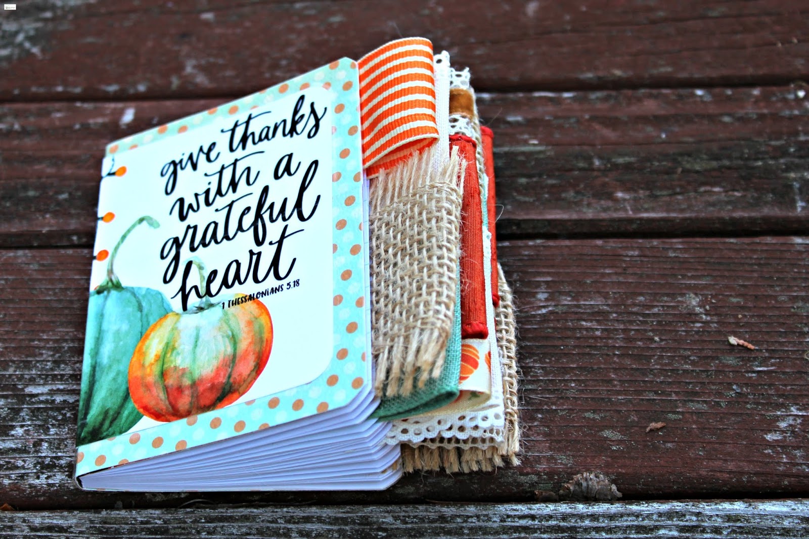 Pumpkin Fall Mini Altered Journal | Caravan Sonnet