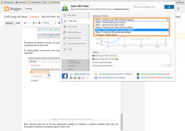 Open SEO Stats: una extensión para Chrome de cara al SEO | Café largo ...