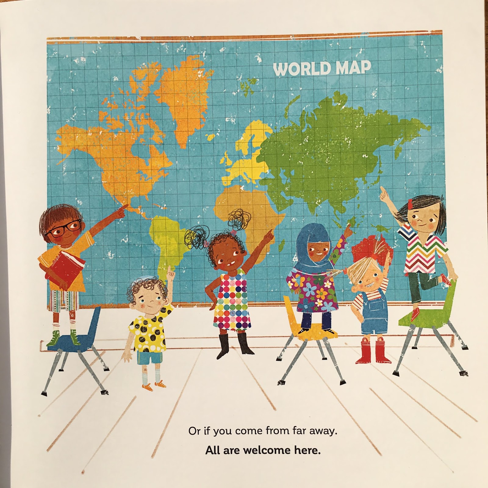 Touring Picture Book: All Are Welcome Here & Multicultural People Craft ...