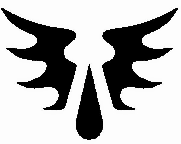 The Blood Angels: by Jawaballs: Clean Blood Angels Logo for decals.