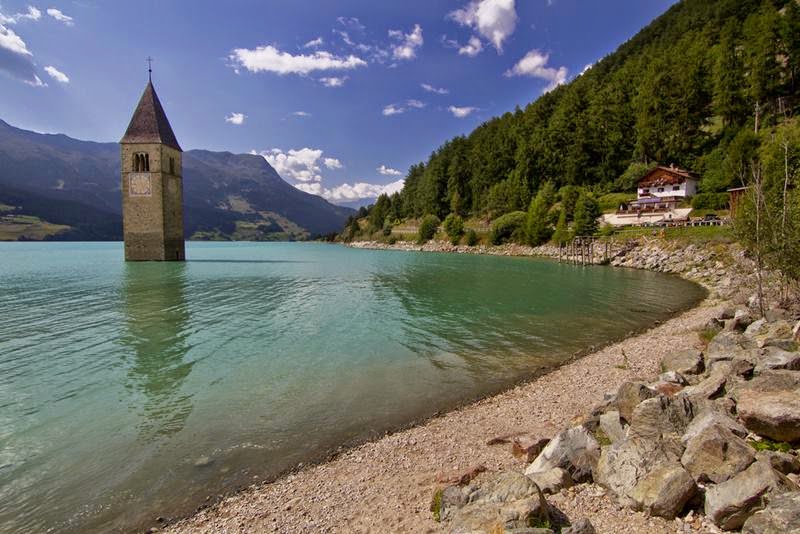 The Bell Tower of Curon, Italy