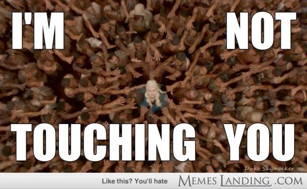 I'm not touching you | Gags and Giggles