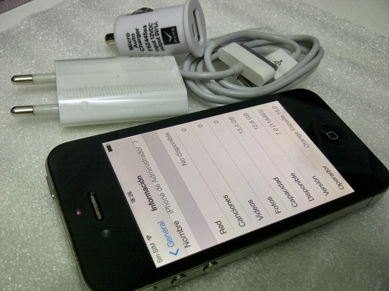 Soluciones técnicas: iPhone 4s 16Gb - en venta - (Ebay)