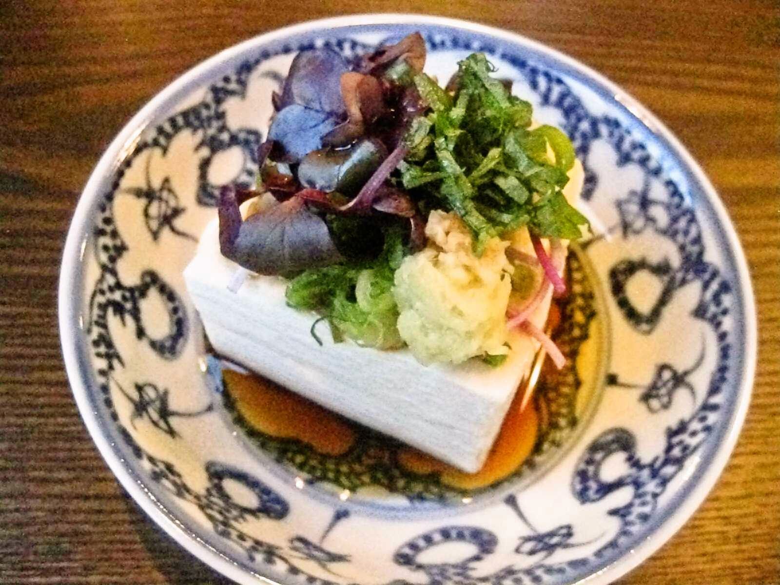 Recipes for Tom: Hiyayakko / chilled soft tofu with condiments