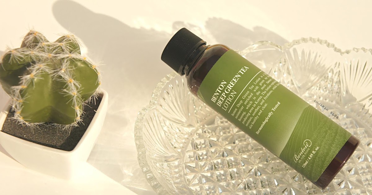 Ammarahblog: Review: Benton Deep Green Tea Lotion