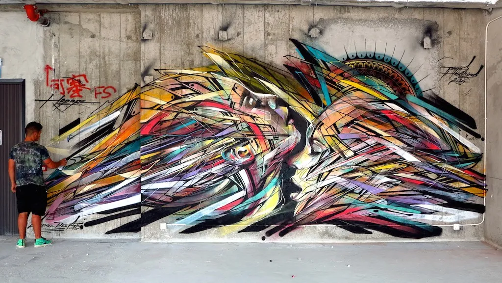 Hopare /Alexandre Monteiro, 1989 | Abstract Portrait painter | Street ...