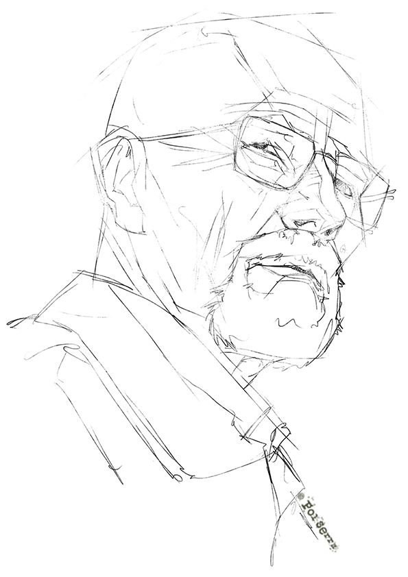 Breaking bad / Bryan Cranston Sketch