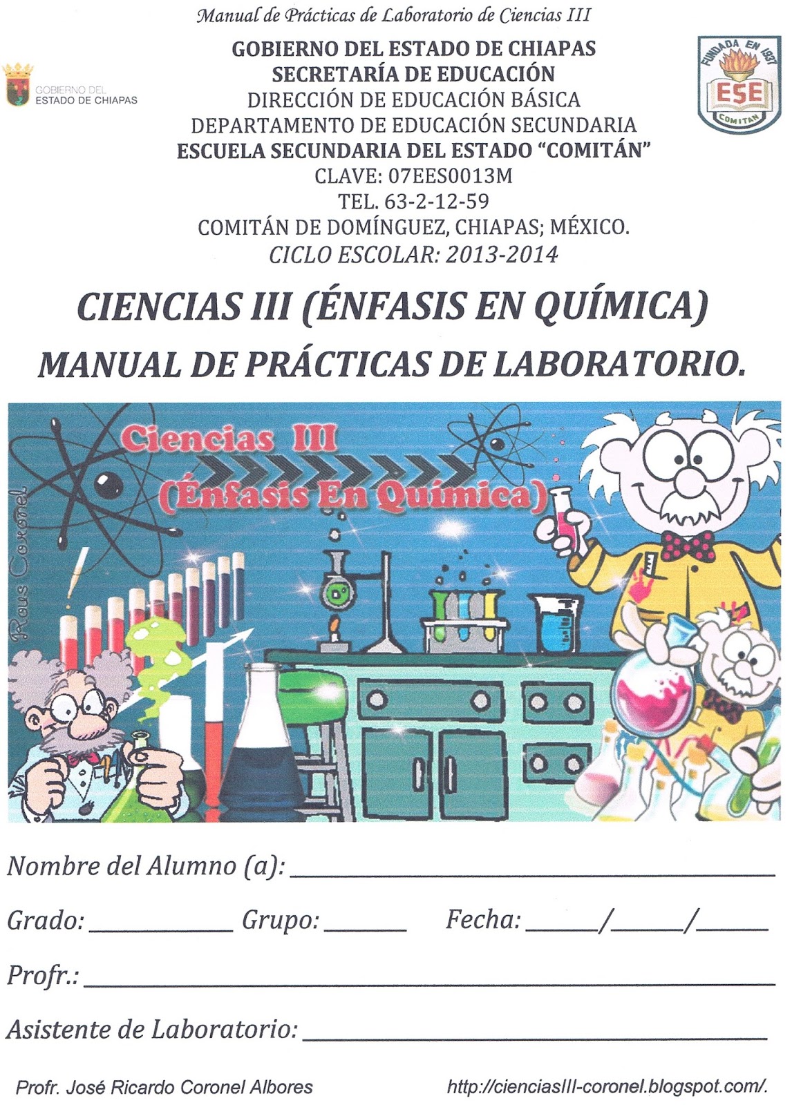 Ciencia Activa - Ciencias III (Énfasis en Química): Prácticas de ... Ciencia Activa - Ciencias III (Énfasis en Química): Prácticas de ...