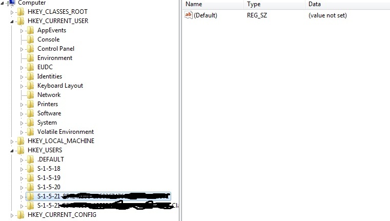 Get Name,SID for user for windows
