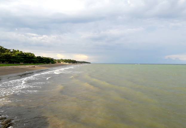 Eye in the Sky: Black Sands of Dawis Beach (Digos City, Davao del Sur)