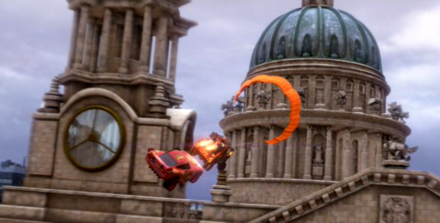 "Cars 2" movie from Pixar/Disney had a lot of small details of ...