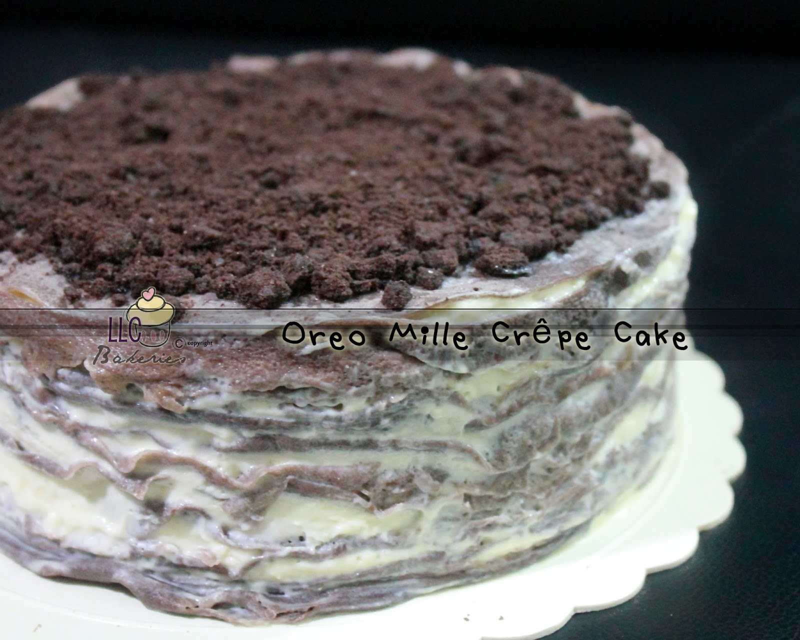 LLC Bakeries: Oreo Mille Crêpe Cake
