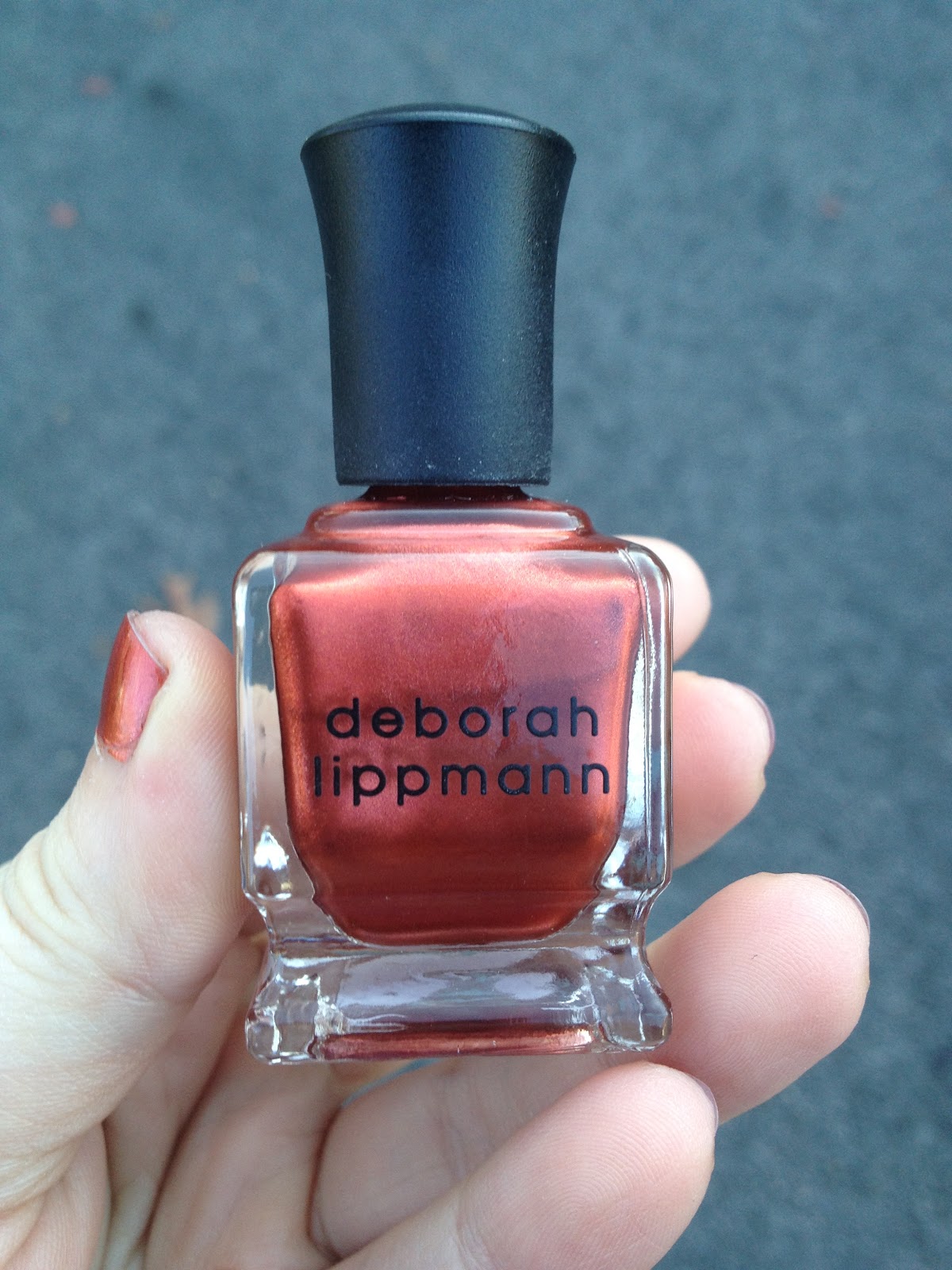 nycmakeuplover : Deborah Lippmann Brick House Nail Lacquer Review ...