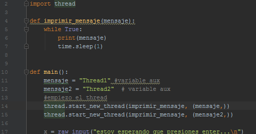 Graficación : Unidad 3: Threads /Hilos en Python