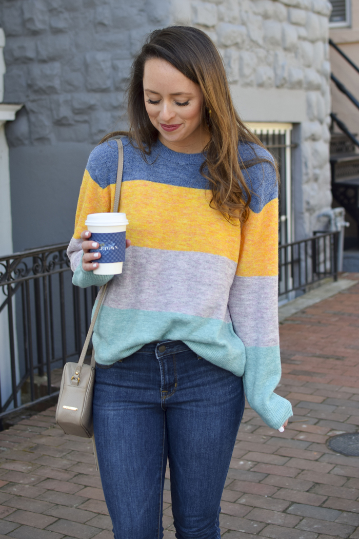 Southern Anchors: {bright striped sweater}