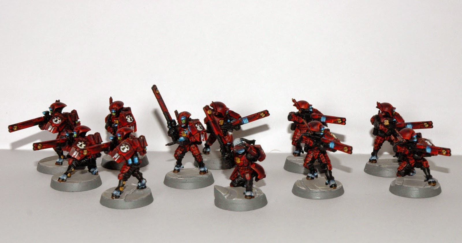 Bluewarp studios: Farsight Enclave - Fire Warriors Teams for Armies on ...