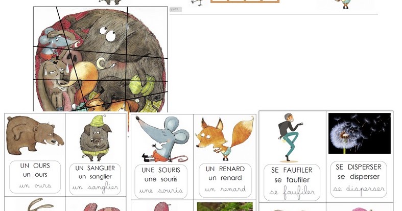 BIBOUCHE EN CLASSE : sac à album : la moufle