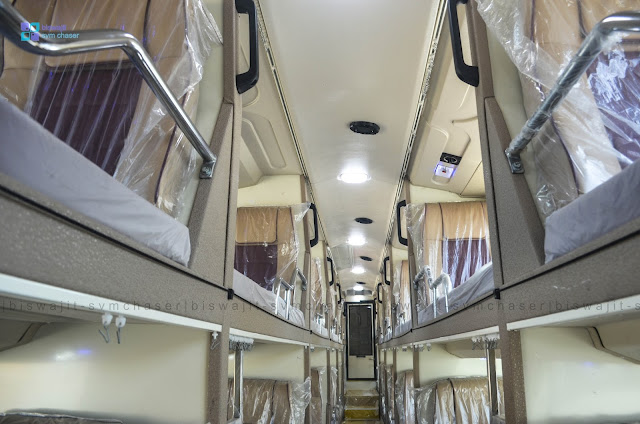 Rathimeena Celeste B11R Sleeper (Interiors) - Part 1 | Biswajit SVM Chaser