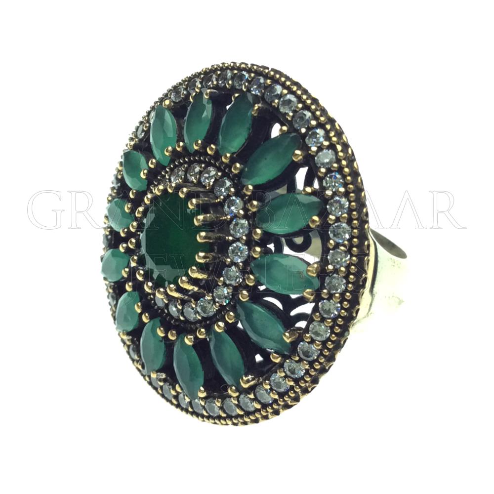 ETHNIC ANTIQUE OTTOMAN TURKISH RING
