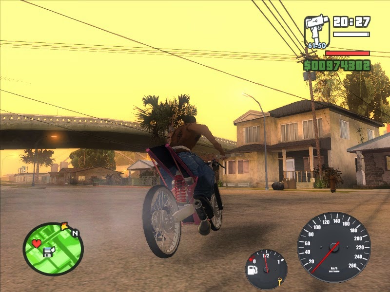 GTA SA - KR 150 Drag Bike [ gta sa / san andreas ] | Naufal Bagus