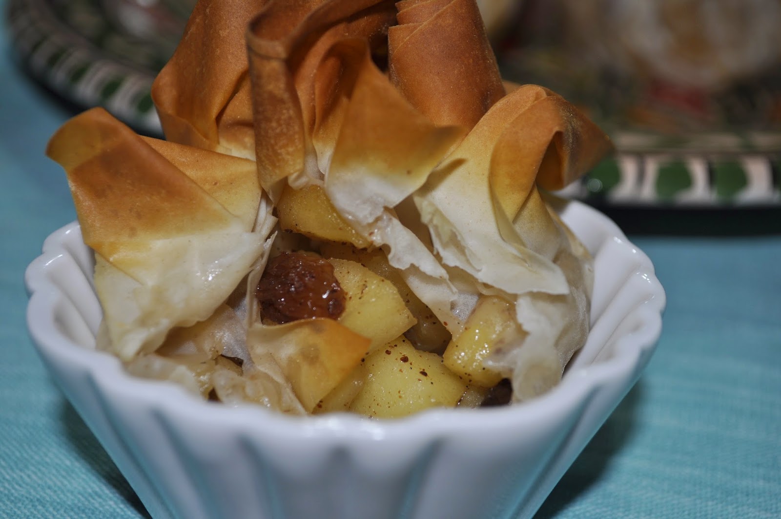 Sorprese di pasta fillo alle mele ~ Cannella e Gelsomino