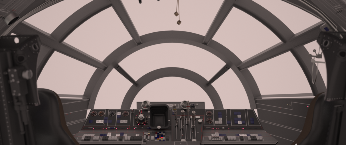 Stinson's All Things Star Wars Blog: ANH Falcon Cockpit (part 2)