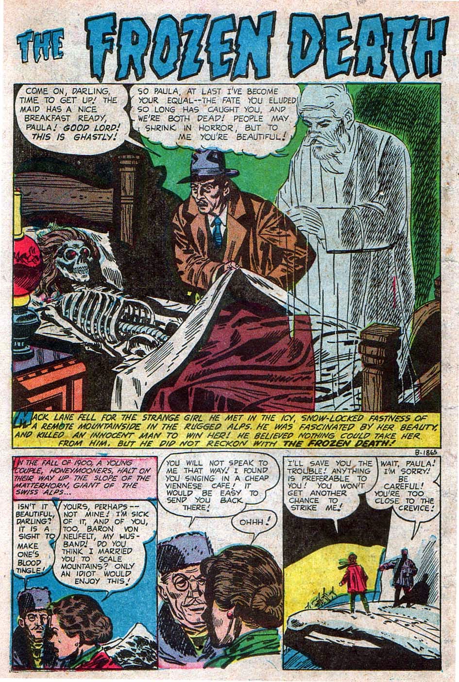 Saved From The Paper Drive: "The Frozen Death"