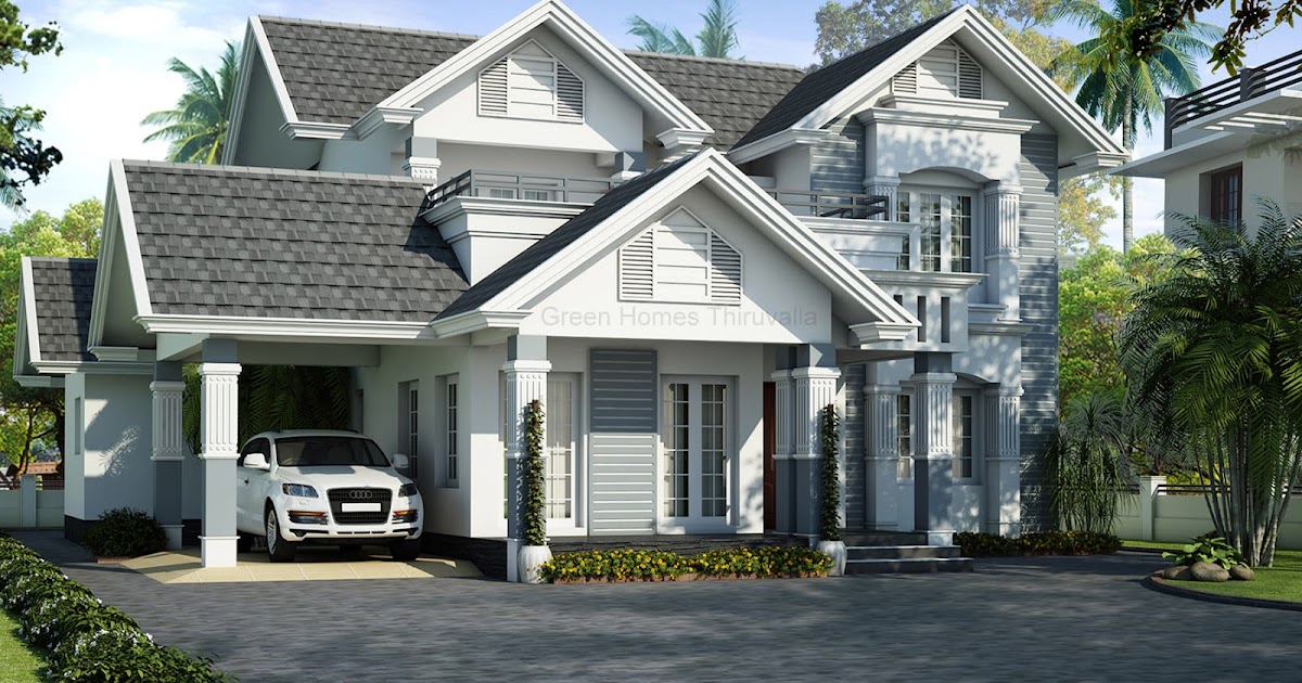 Green Homes: European style beautiful villa