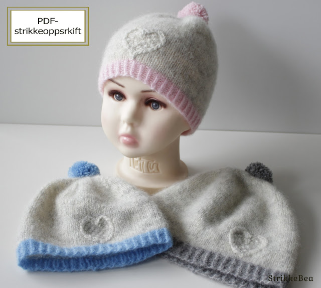 Hjertelua for barn - Beas StrikkeDesign