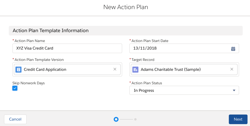 Action Plan in Financial Services Cloud || Winter ’19 New Feature ...
