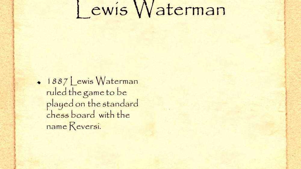 Lewis Waterman