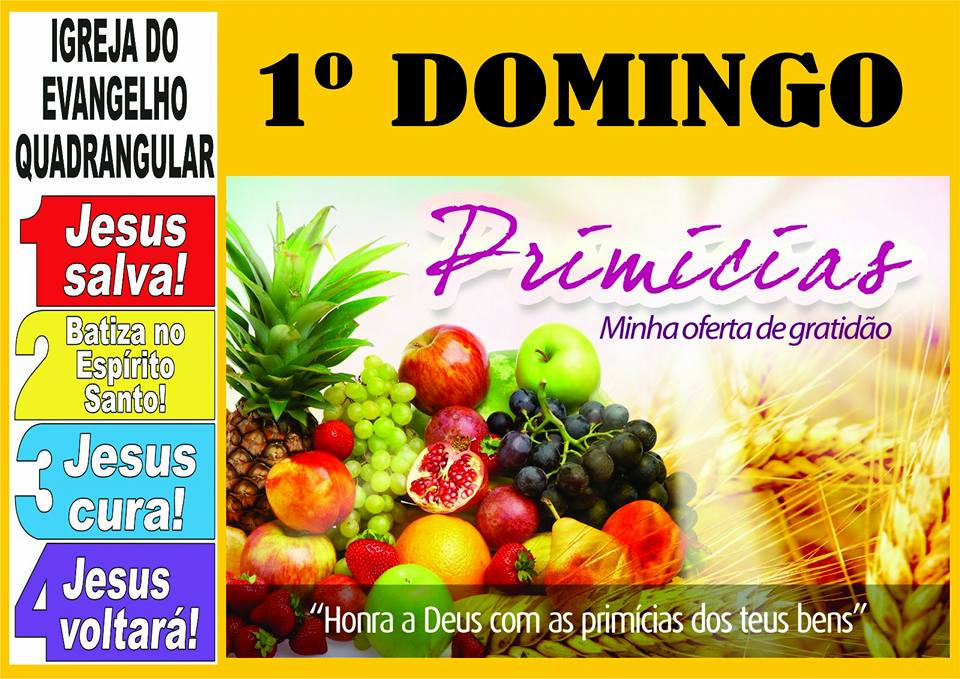 CRISTÃO NOTÍCIAS: Culto de Primícias - Agosto de 2016