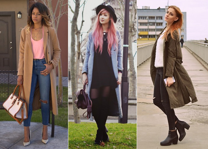 Tendência Casacos Compridos (looks) - Girls Universe